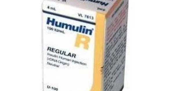 Humulin R | Injection | 4 ml Vial | 100 IU/ml | Insulin | Human (rDNA ...