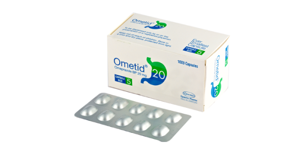Ometid 20mg Capsule 10's Strip