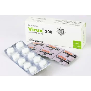 Virux 200mg tablet 10's Strip